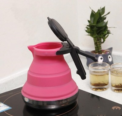 1.5L Travel folding silicone teakettle portable home water k