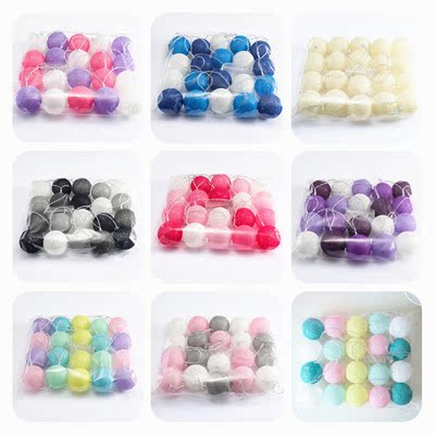 40/20/10leds Cotton Ball Garlands Fairy String Lights