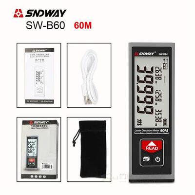 Laser Rangefinder Handheld Laser Distance Meter 40M 50M 60M