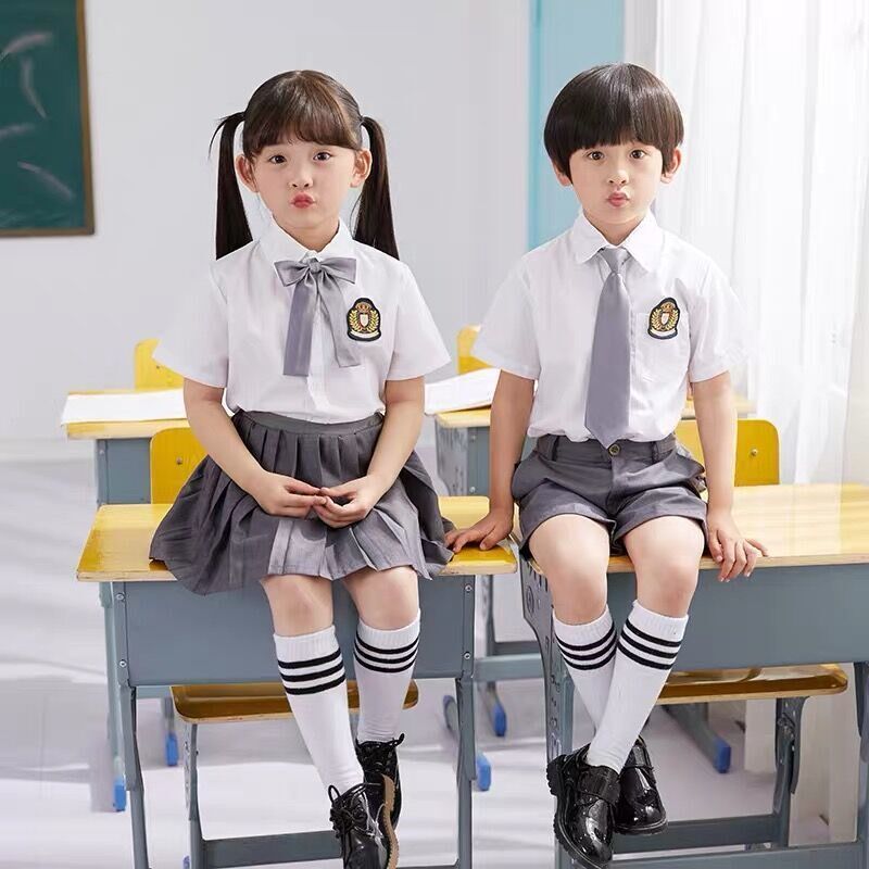 幼儿园园服夏季六一儿童演出合唱服套装小学生校服英伦毕业照班服