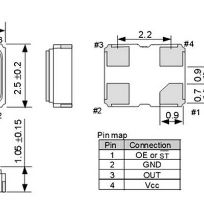 3225有源贴片晶振 OSC 12.288M 11.2896M 24.576M 22.5792M 21M