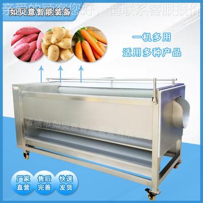 留克去皮洗卜泥VZA机 咸菜皮切丝流水线设备 咸芥菜菜去去皮机
