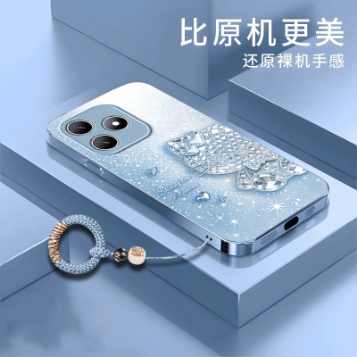 钻石猫咪适用华为WIKOHi畅享80s手机壳畅享70/60pro新款智选 hinova12se/11se玻璃nova10/9鼎桥p50/m40/n8pro
