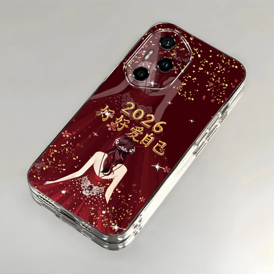 爱自己适用荣耀400Pro手机壳honor300Ultra新款200/100Pro+高级90/80GT70/60/50防摔30/20se9/8x荣耀v40/30