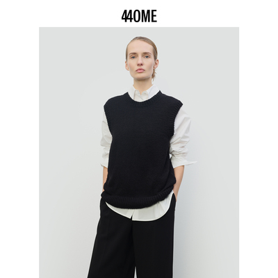 440ME春季新品羊毛针织马甲女