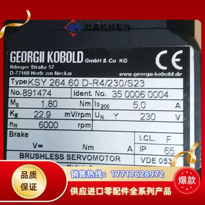 GEORGII KOBOLD伺服电机议价