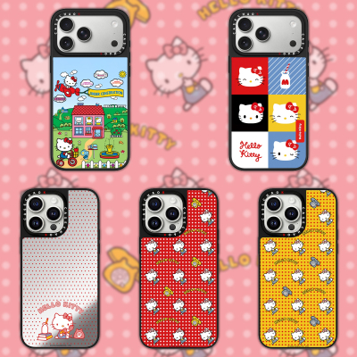 潮K新款Hello Kitty和朋友们潮牌波点手机壳适用17ProMax苹果iPhone16Pro凯蒂猫15KT猫14PLUS防摔保护套1312