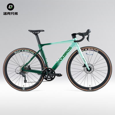 洛克兄弟油碟刹内走线公路自行车