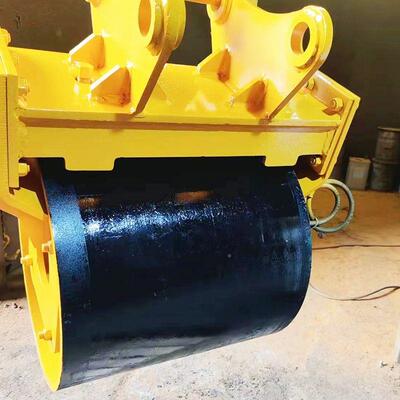挖机路滚筒震动夯水泥路面地基JLF路器打夯旋转式面压改造液压夯