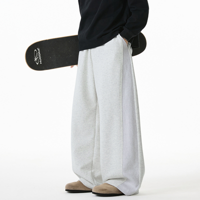 OFF-UP宽松直筒休闲裤