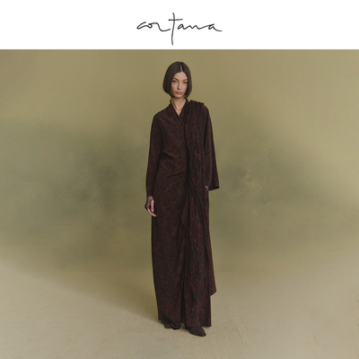 Cortana Cuento秋冬新款女式扎染时尚围巾轻柔舒适