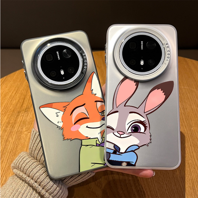 情侣疯狂动物城手机壳适用华为