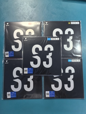 VICTAS生胶套胶SPECTOL S3内能型乒乓球胶皮球拍颗粒胶