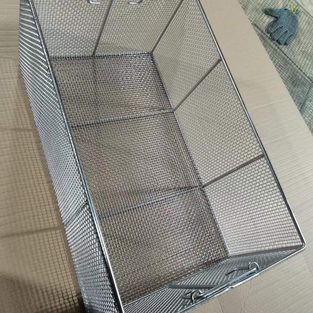 304不锈钢消毒筐框蓝超声波清洗框蓝灭菌蓝清洗蓝网筐网蓝沥水蓝