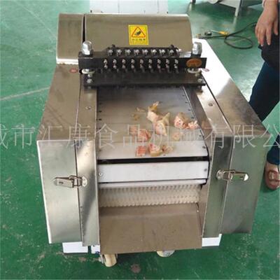 排骨切ZC块机 冷调冻肉块机 五花冻肉连续垛切割备可产量设高