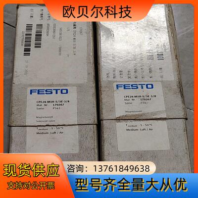 德国FESTO费斯托电磁阀 170267