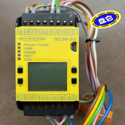 原装正品邦纳BENNER  SC26-2DE 安全控制器