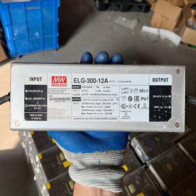 （请询价）台湾明纬户外防水开关电源ELG-300-12A 12V 30议价