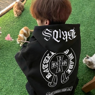 卫衣男款爆款潮流刺绣独帽衫上衣