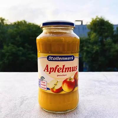 苹果酱家用Applesauce德国进口碧绿屋苹果泥面包涂抹甜品烘焙用料