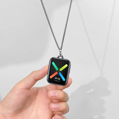 创意表链挂脖项链金属男女潮时尚