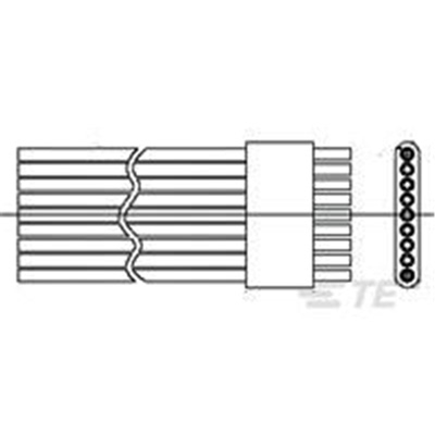 USS009SC0DC006T「Cable Assembly Wire 0.152m 28-30AWG Nano」