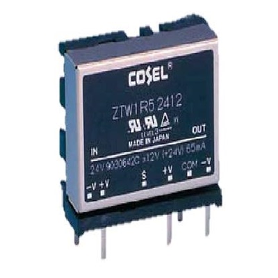 ZTW1R52412-G《Isolated DC/DC Converters 1.5W 12/24V 0.65A》