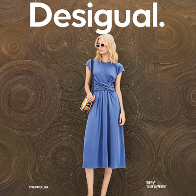 Desigual24春夏新款高腰