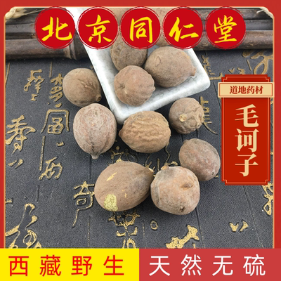 同仁堂中药材毛诃子中药材正宗毛柯子麻来 诃梨 诃黎 香柴 随风子
