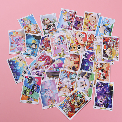 蛋仔派对LOMO卡周边高清贺卡40张小卡盒装3寸留言卡精美收藏卡