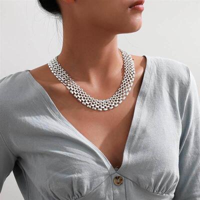 Exaggerated Cuban Chunky Thick Chain Necklace Women High Qua