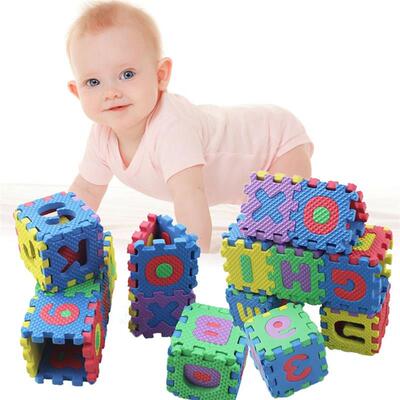1set/36pcs letter puzzle evc alphabet - numerals children ki