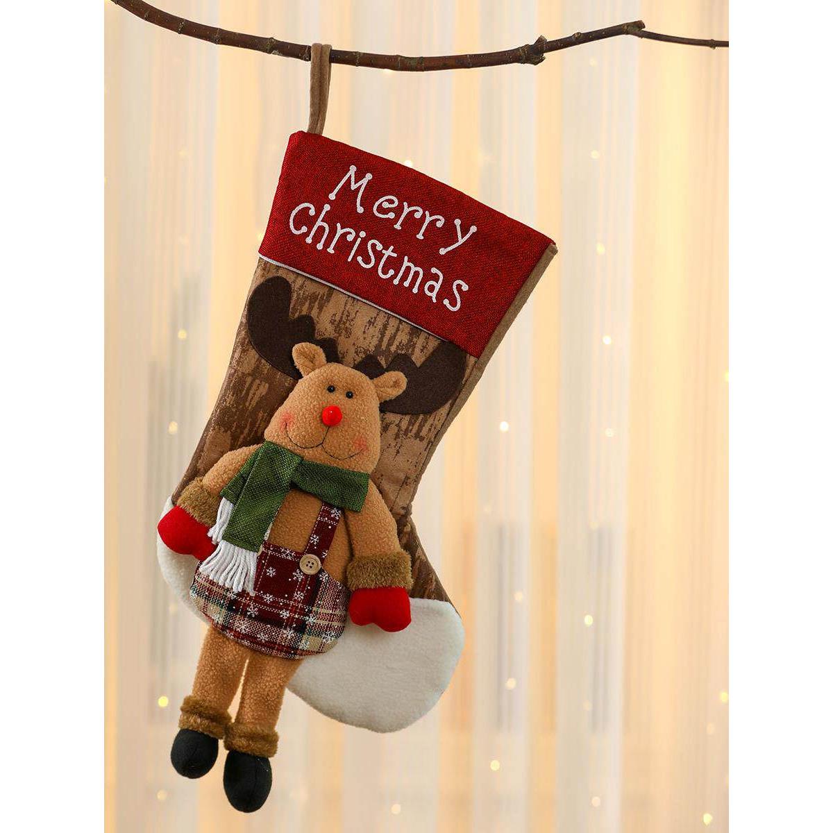 Christmas decoration tree stocking gift goody bag 圣诞袜