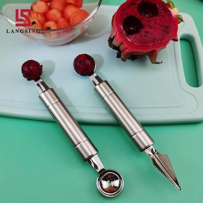 Carving Knife Fruit Watermelon Ice Cream Ball Scoop Spoon