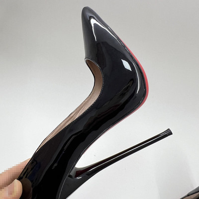 14-16厘米尖头高跟鞋伪娘大码鞋