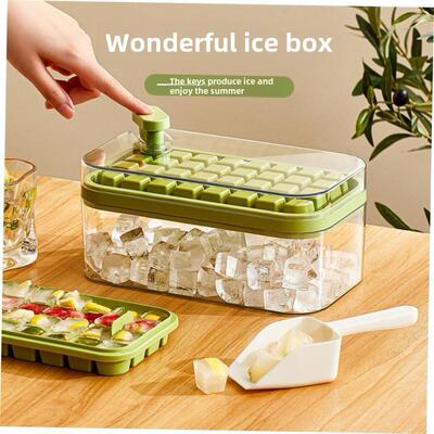 Ice Cube Tray ice ball maker Silicone Mold ice storage box