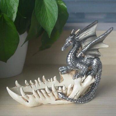 Retro Dragon Tooth Storage Decor Desktop Storage Tray Key