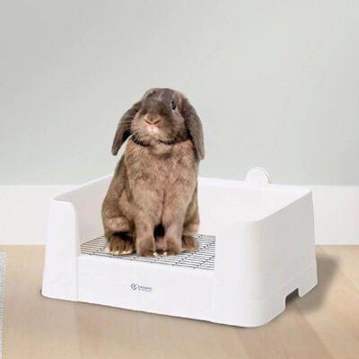 Rabbit Pad Holder Easy to Clean Cute Pet Bedpan for Small