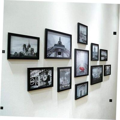 11pcs/Lot Wooden Multi Photo Frame Picture Frames Wall Hang