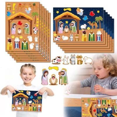 Make a Nativity Scene Stickers Assorted Christmas Stickers P