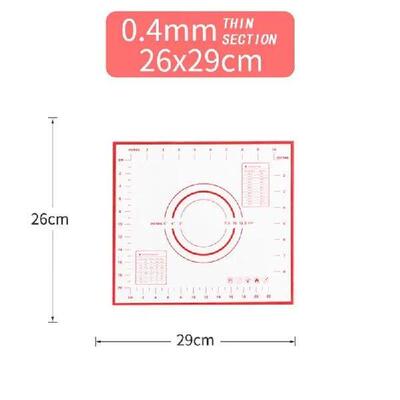 Silicone Baking Mat Pad Baking Sheet Pizza Dough Maker