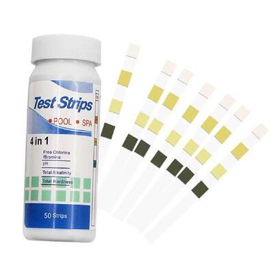 4 in 1 SPA Water Tester Paper PH Value A Bottle Water