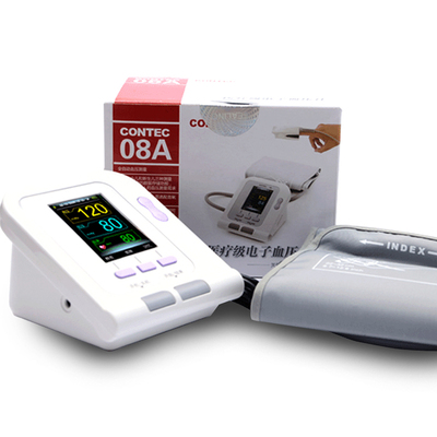 康泰血压计08A彩色显示新生儿童血上臂压计可配套指夹血氧仪