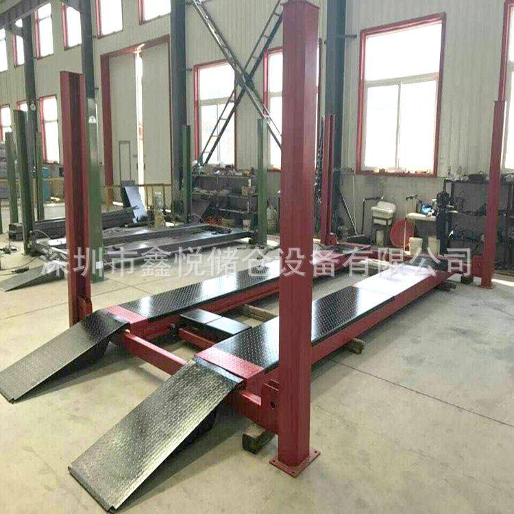 四柱定位设备汽车举升机四柱式固定举升机汽车升降平台_虎窝淘