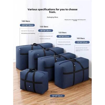 Moving Bags organizer tote clothes bed storage bag container