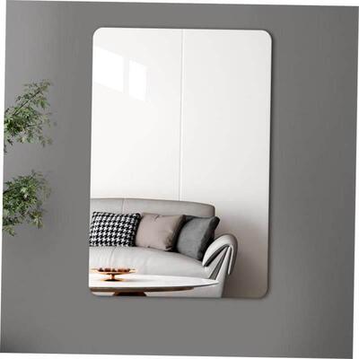 With gum mirror sticker wall soft mirror wallpaper