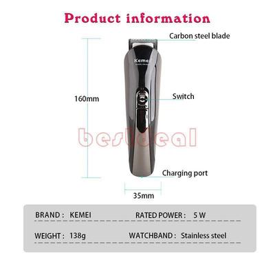 11 in 1 Electric trimmer hair clipper Barber Rechargeable