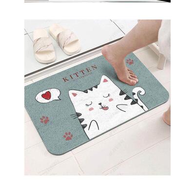 Bath Bathroom mat Floor Shower Rug Non-slip Mat guard carpet