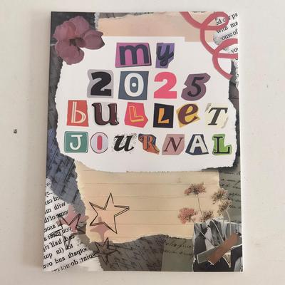 2pcs热销记事本 my 2025 bullet journal 情绪记录本生活记事本