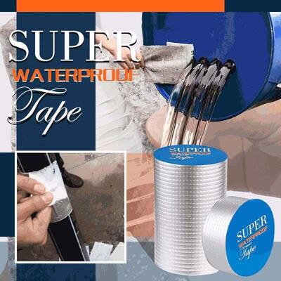 Aluminum Foil Butyl Rubber Tape Super Fix Self Adhesive